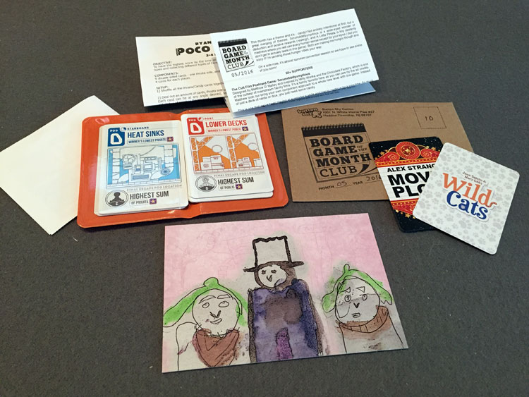 Button Shy Game of the Month Club - Board Game Quest