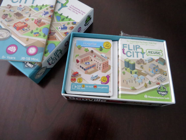 Flip City and Flip City: Reuse Review - Board Game Quest