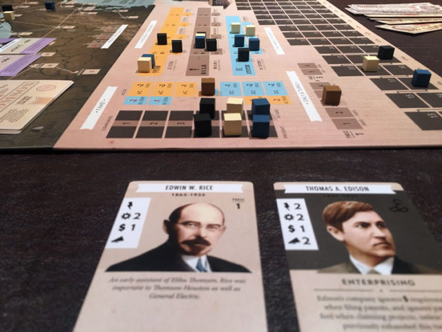 Tesla vs. Edison: War of Currents Review - Board Game Quest