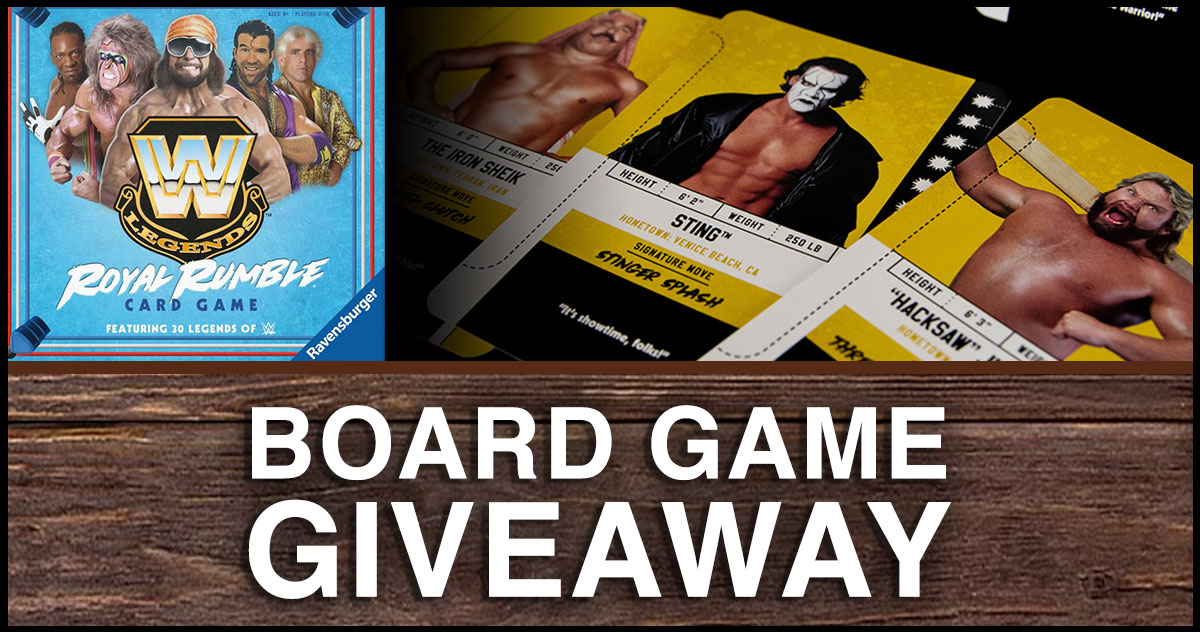 WWE Legends Royal Rumble Card Game Giveaway - Board Game Quest