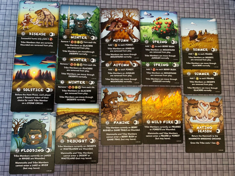 Tusk! Surviving the Ice Age Review - Board Game Quest