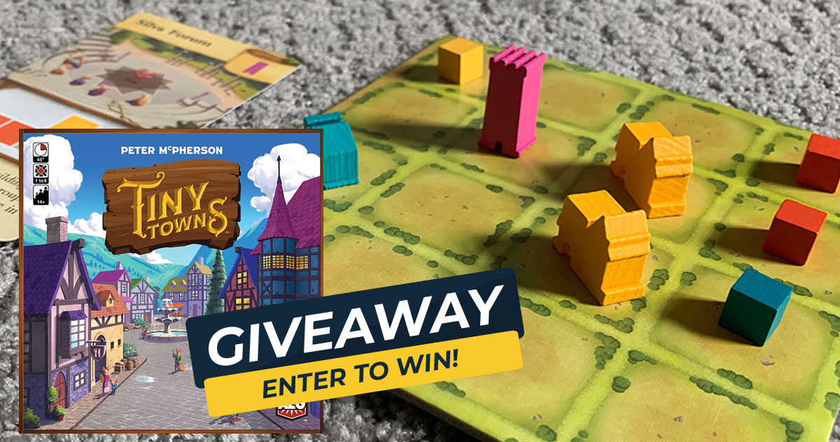 Tiny Towns Giveaway - Board Game Quest