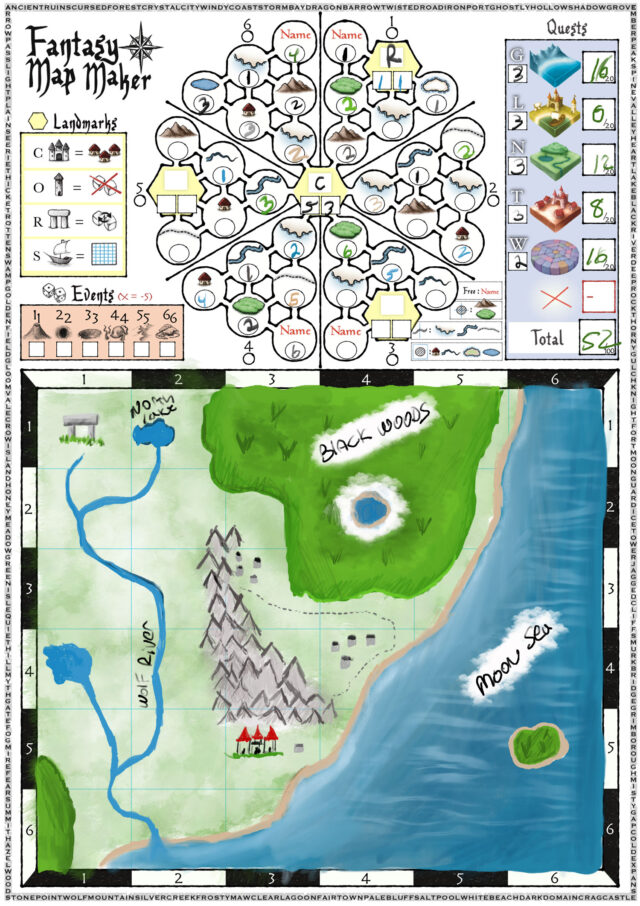 Fantasy Map Maker Review - Board Game Quest