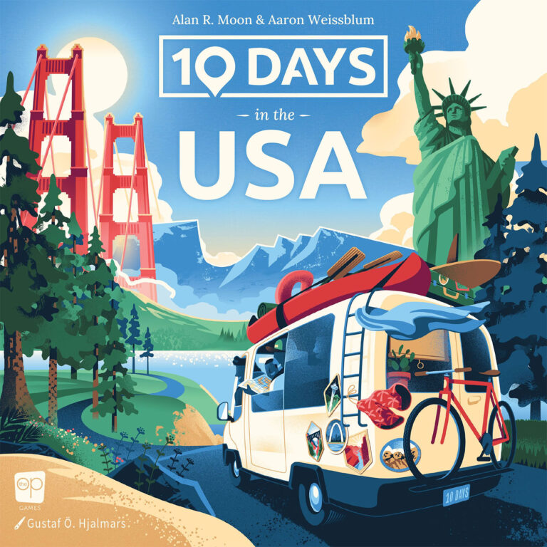 10 Days in the USA Review - Board Game Quest