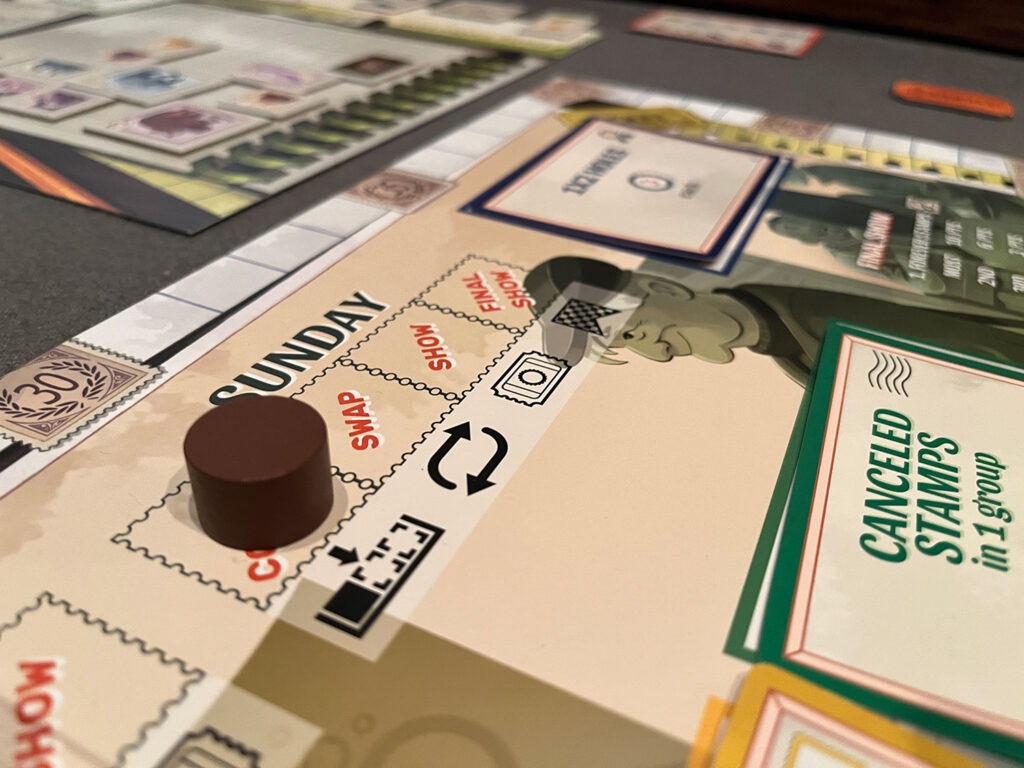 Stamp Swap Review - Board Game Quest