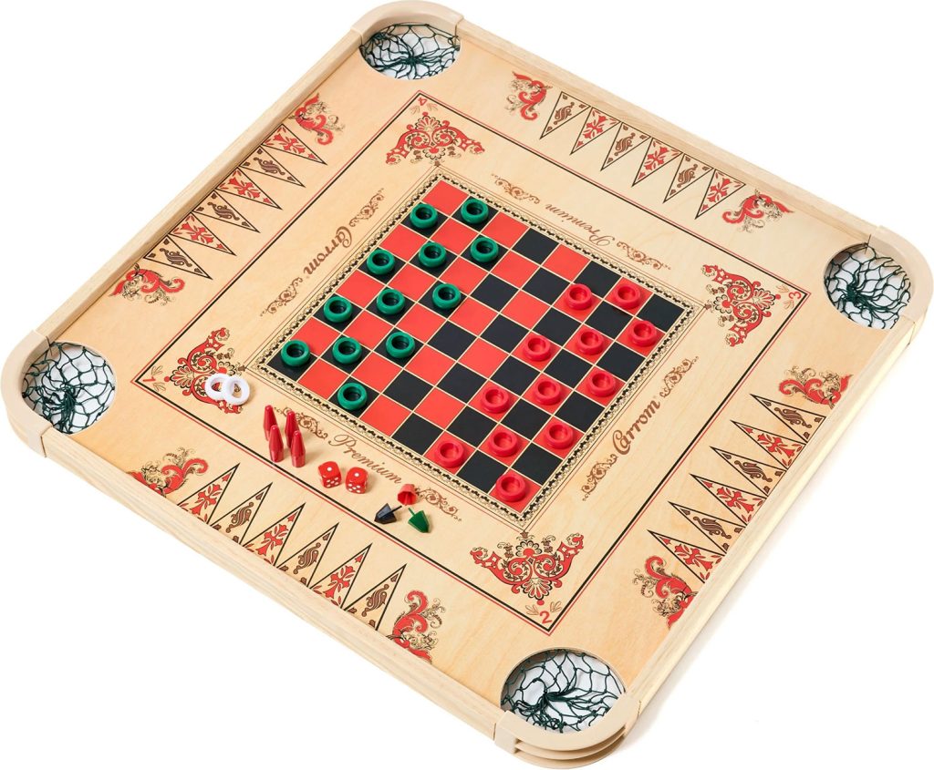 Carrom Multi Game Board Review - Board Game Quest