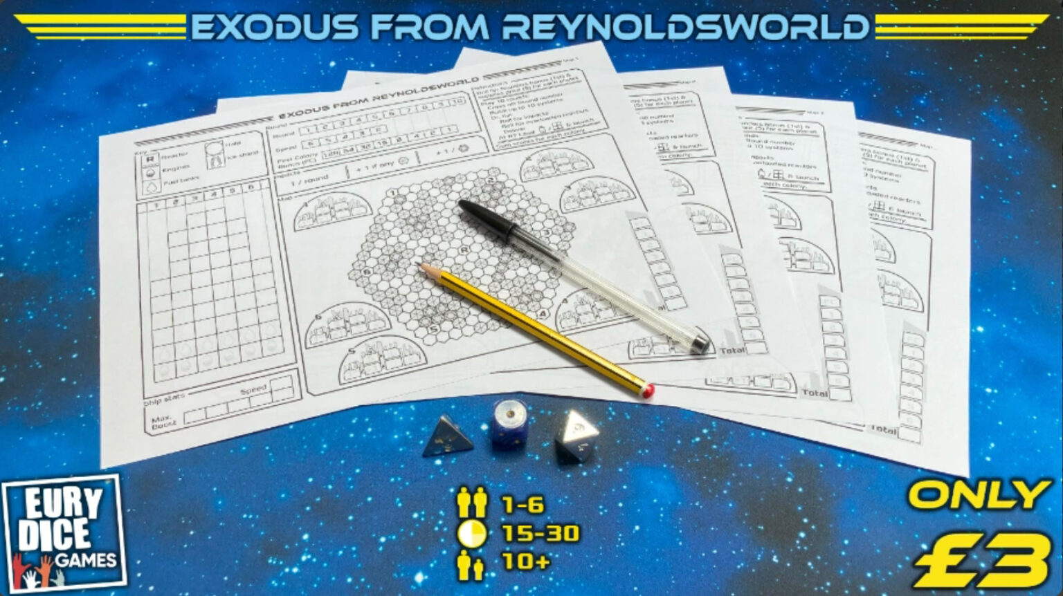 Exodus from Reynoldsworld Preview - Board Game Quest