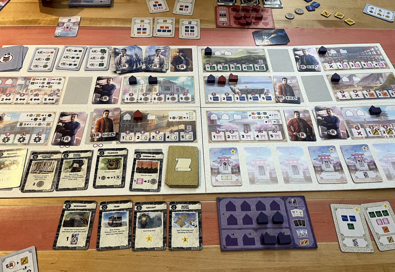 Yokohama Duel Review - Board Game Quest